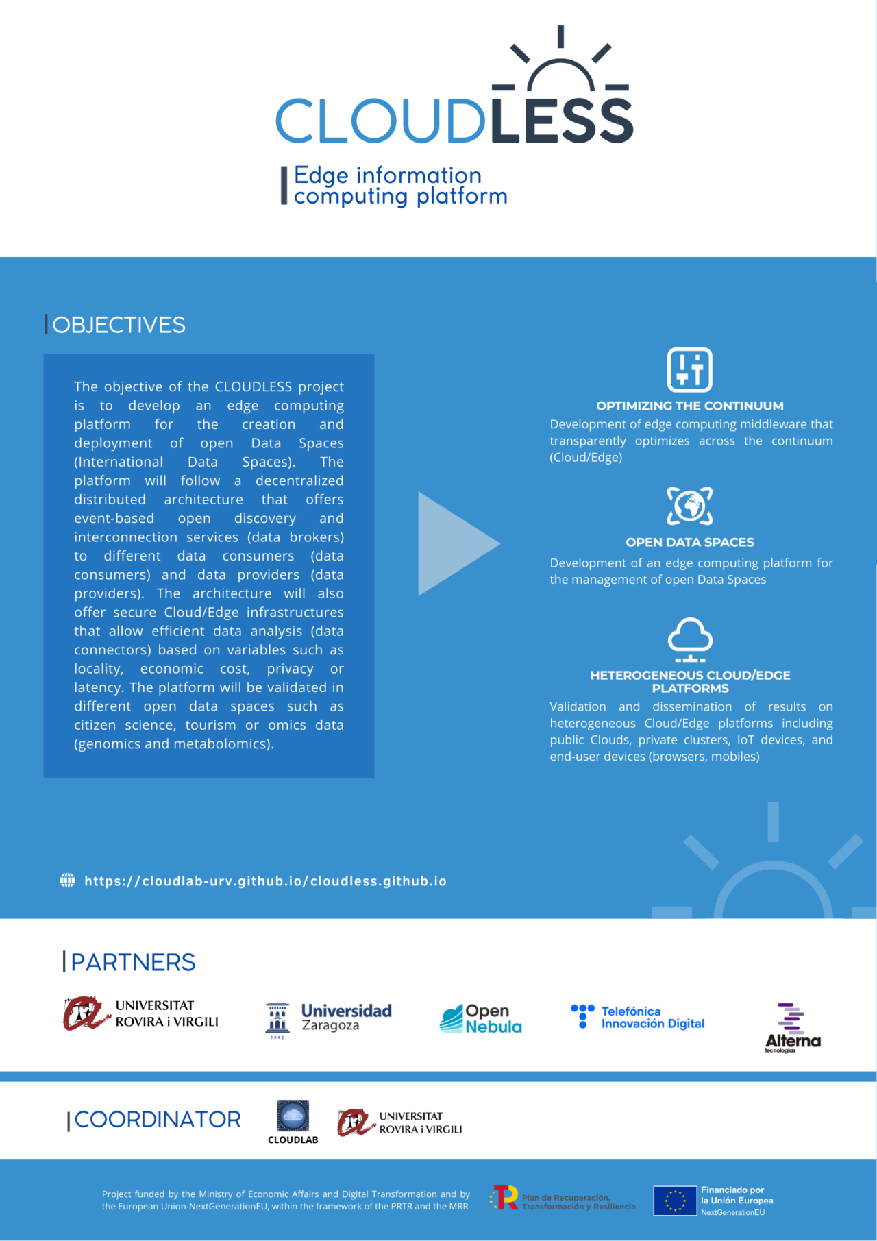 CLOUDLESS: Edge information computing platform | La Nit de la Recerca